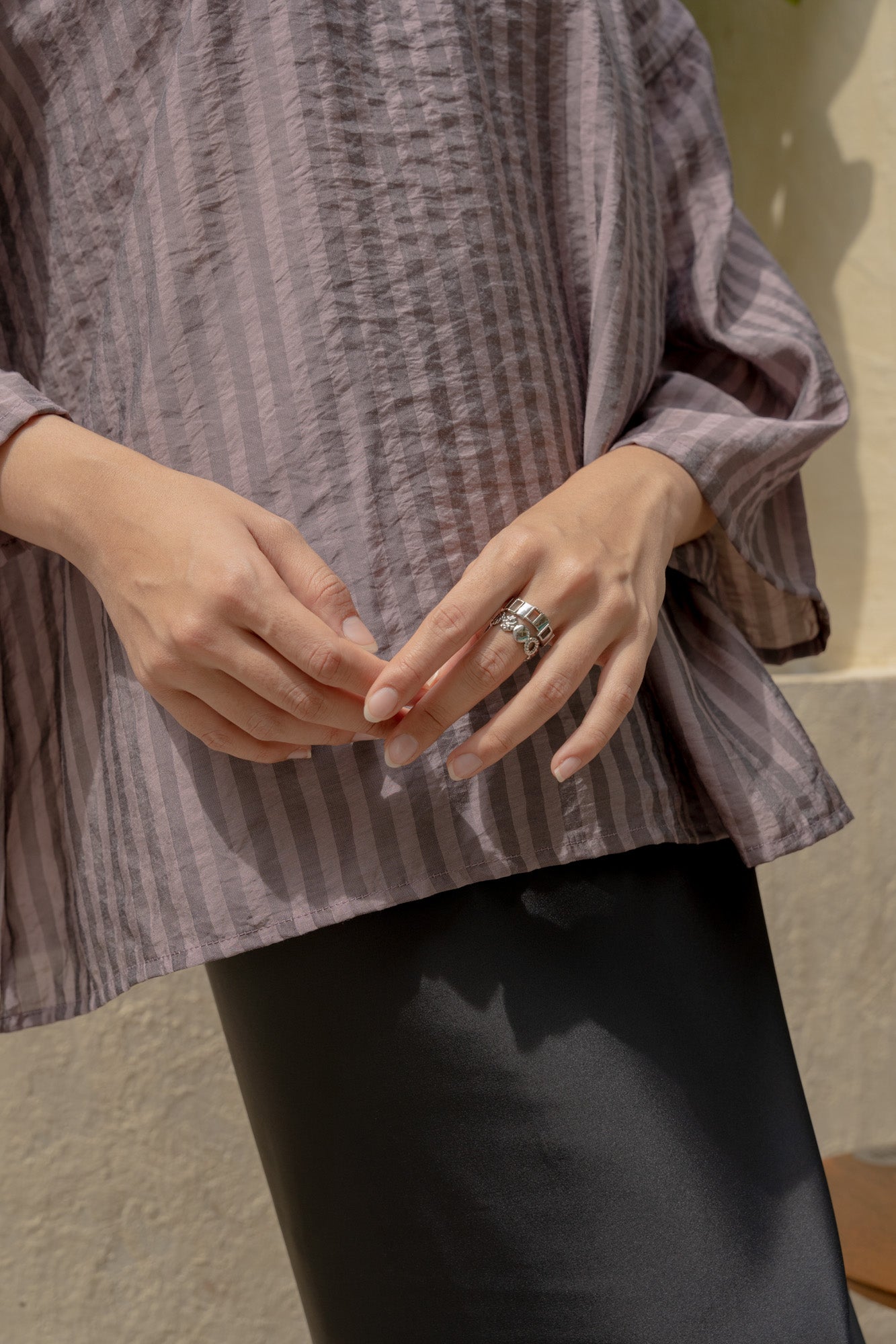 Mira Bold Silver Ring – Nuria
