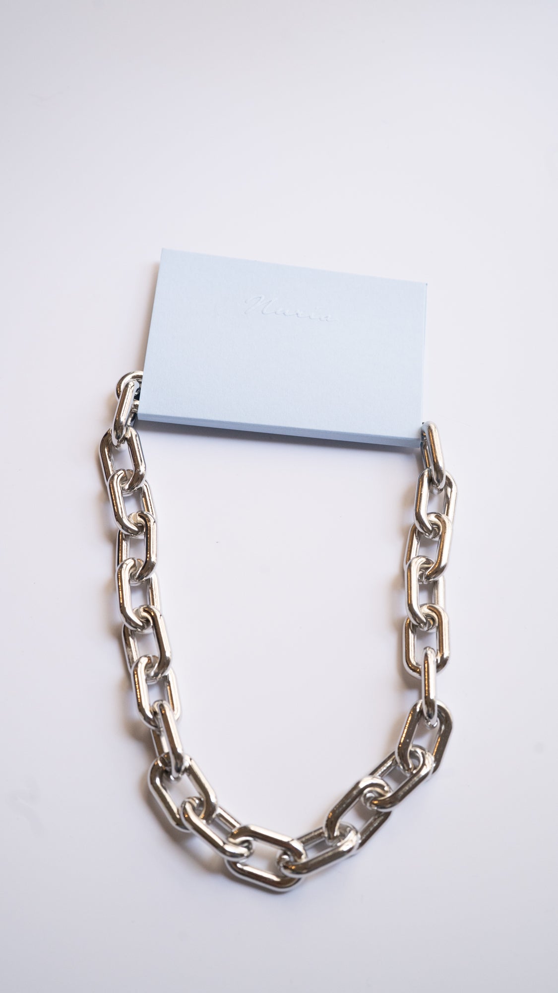 Via Chain Necklace in Silver – Nuria