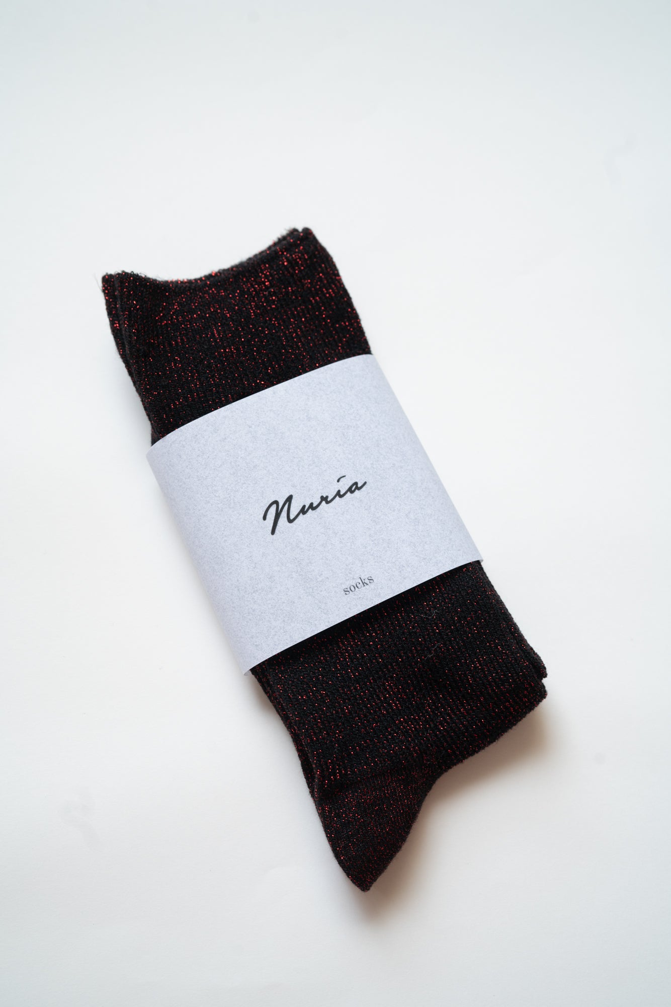 Red Glitter Socks – Nuria