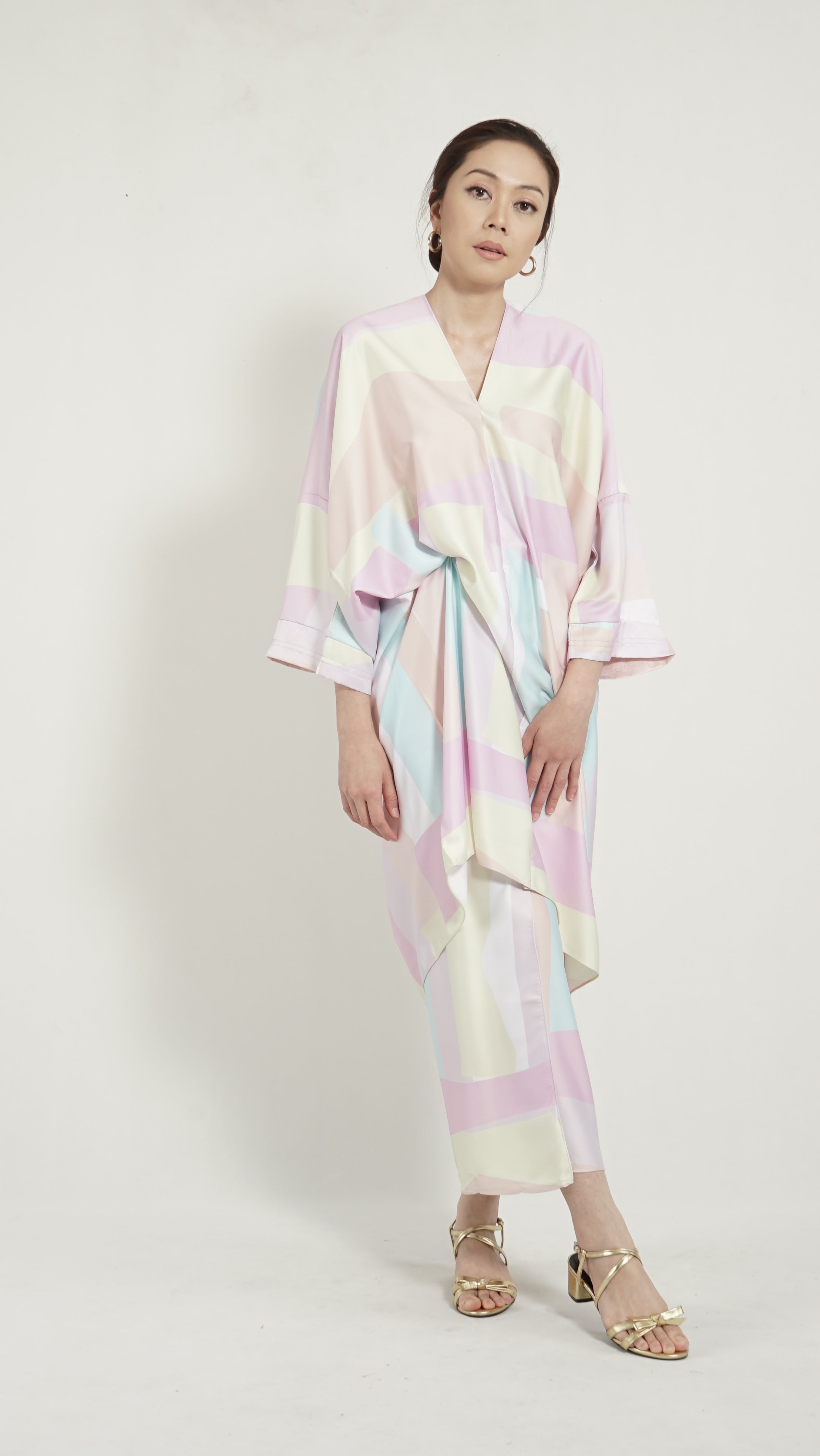 Pareo Pastel Yellow Geometry – Nuria