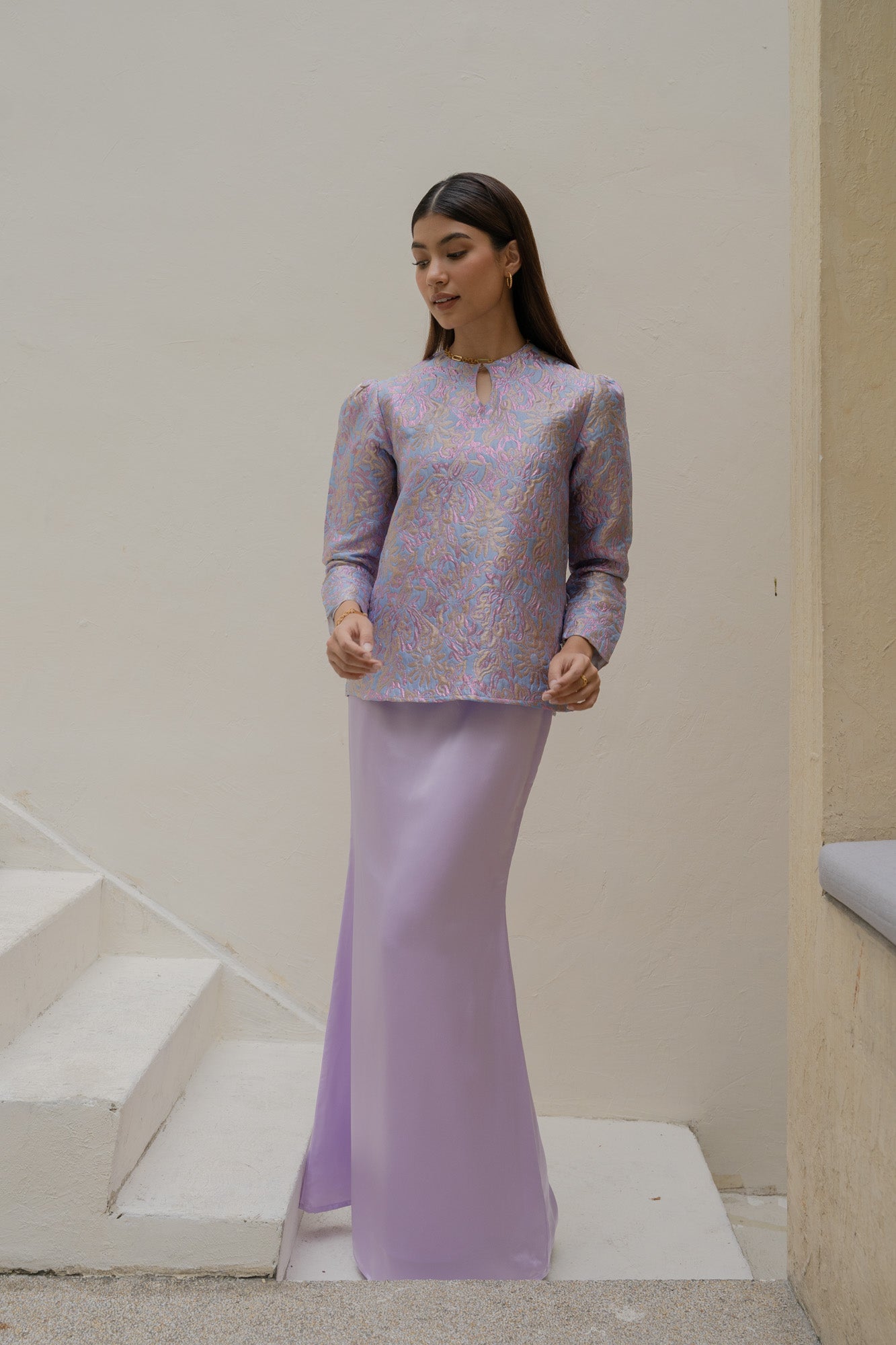 Kaia Kurung Brocade Set – Nuria